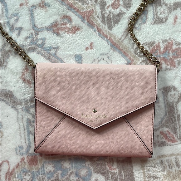 kate spade | Bags | Kate Spade Pink Envelope Clutch | Poshmark